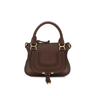 Chlo&eacute; Calf Leather Shoulder Bag - Brown