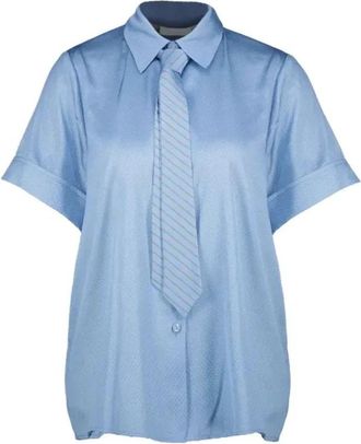 Am&eacute;lie & Am&eacute;lie Femme, Blouses et Chemises, Bleu, Taille: 44 FR Fabiola Blouse