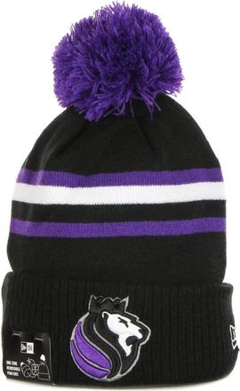 New Era Homme, Accessoires, Multicolore, Taille: ONE Size Bonnet Sacramento Kings Pom Pom