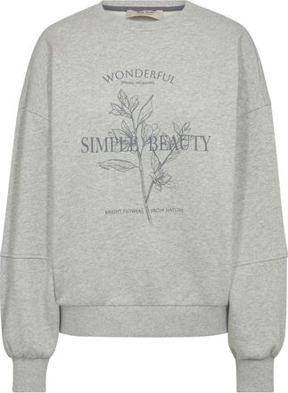 Mos Mosh MOS Mosh, Femme, Sweatshirts et sweats &agrave; capuche, Gris, Taille: 44 FR SweaT-shirt