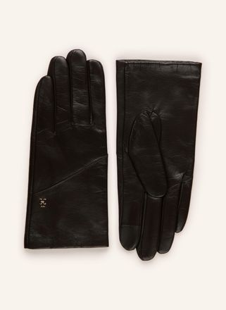 Tommy Hilfiger Lederhandschuhe braun