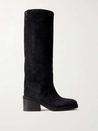 Jimmy Choo London Bottes En Daim Yasmin 70 - Noir