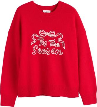 Chinti and Parker sweat à détail de noeud - Rouge