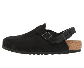 Birkenstock Tokio Black Suede Mule Size 42