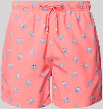 Mc Neal Badehose im Allover-Look mit elastischem Bund