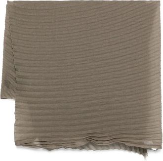 Issey Miyake Pleats Silky Wool Stole