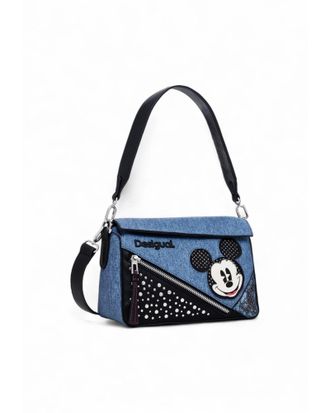 Desigual Mickey Denim Crossbody Bag Denim Dark Blue