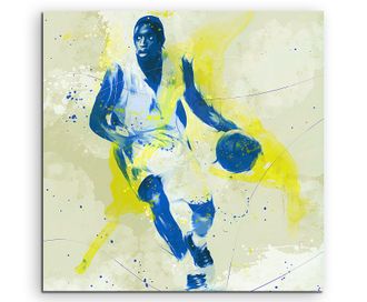 Paul Sinus Art Basketball II 60x60cm SPORTBILDER Splash Art Wandbild Aquarell Art