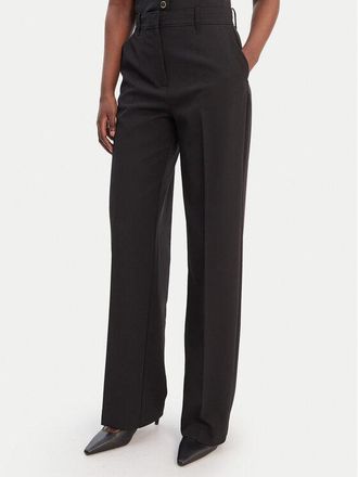 Guess Stoffhose W6RB02 WH9Y2 Schwarz Regular Fit