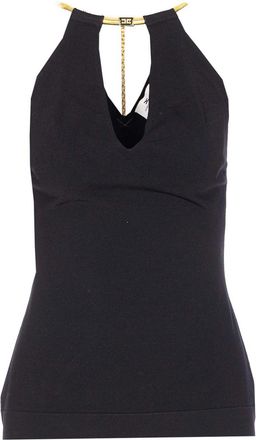 Elisabetta Franchi Top - Schwarz