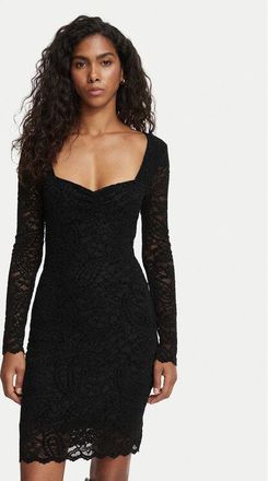 Guess Coctailkleid W6BK54 K6389 Schwarz Slim Fit