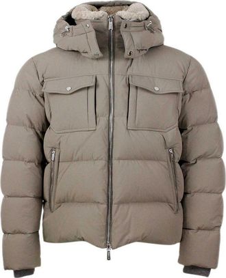 Moorer Blouson Rembourr&eacute; - Beige