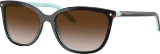 Tiffany & Co. unisex, Accessoires, Brun, Taille: 55 MM Aria Concerto Lunettes de soleil
