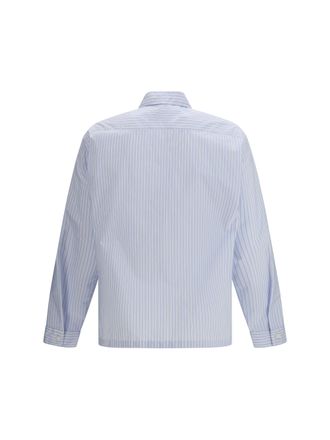 Prada Striped Re-Nylon Shirt - Blue