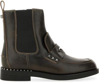 Ash Ash, Femme, Chaussures, Brun, Taille: 36 EU Wings Studs Chelsea Boot