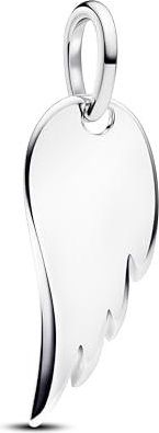 Pandora Moments 394014C00 Pendentif en forme daile dange personnalisable en argent sterling Compatible ME et Moments