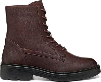 Geox Schn&uuml;rschuhe D Swelen D665GH 81 C7357 Dunkelrot