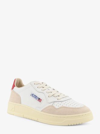 Autry Mens Sneakers Medalist Low White Leather Leather-Rubber Trainers Leather/rubber