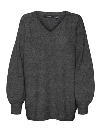 Vero Moda Vmleaf Ls Long V-Neck Pullover Noos