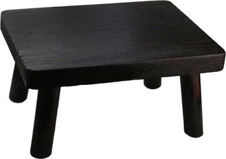 Artibetter Rechteckiger Massivholz Hocker Japanischer Stil Kleiner Bodentisch F&uuml;r Erkerfenster Teestube Und Schlafzimmer Platzsparend Langlebig