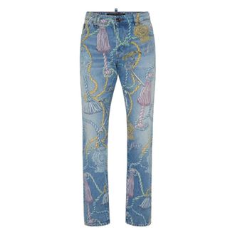 Philipp Plein 5-Pocket Super Straight Cut Jeans - - Jeans - Herren - Blau - W30