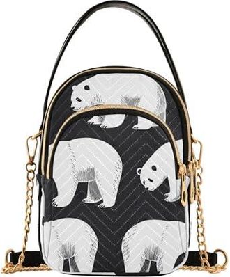 Mnsruu Sac à bandoulière pour femme, sac à dos à bandoulière, petit sac à bandoulière avec sangle réglable