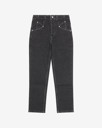 Isabel Marant Jean Niliane - Femme - Noir D&eacute;lav&eacute; - Taille34 - Isabel Marant