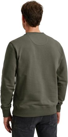 PME Legend Strickpullover CREWNECK LOGO CARRIER aus Baumwolle