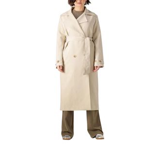Notre-V Beiger Langer Mantel f&uuml;r Frauen - - Coats - Damen - Beige - XL