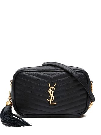 Saint Laurent mini sac porté épaule Lou (années 2020) - Noir