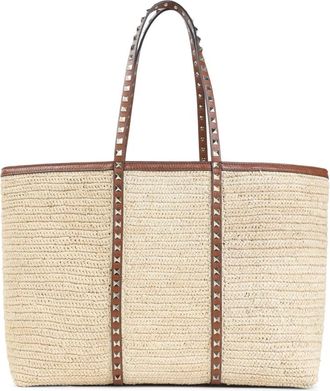 Valentino Garavani Femme, Sacs, Beige, Taille: ONE Size Sac Cabas en Paille