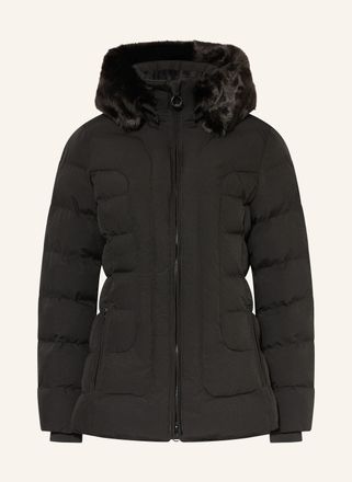 Wellensteyn Wellensteyn Steppjacke Belvitesse Medium Mit Dupont Sorona-Isolierung Und Abnehmbarem Kunstpelz schwarz
