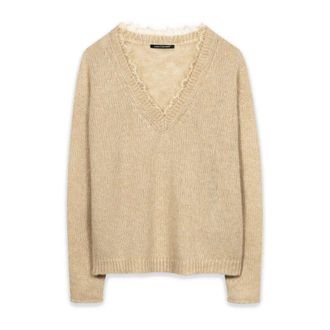 Luisa Cerano Damen, Strickwaren, Gelb, 2XLGr&ouml;&szlig;e
