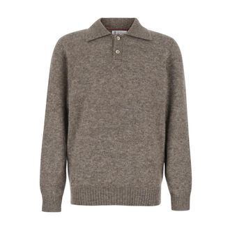 Brunello Cucinelli Polo-Pullover - - Tops - Herren - Braun - XL