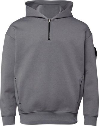 s.Oliver Sweatshirt Sweatshirt Scuba-Kapuzensweatshirt mit Rei&szlig;verschluss im Relaxed Fit