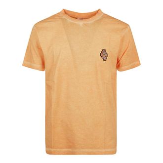 Marcelo Burlon Sunset Cross T-Shirt - - Tops - Herren - Orange - S