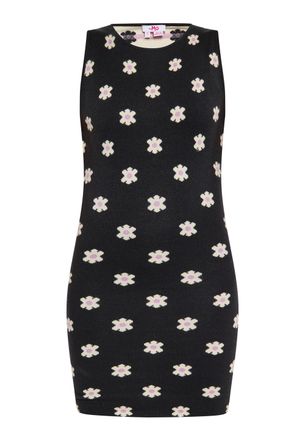 Mymo Kleid Damen SCHWARZ CREME LILA