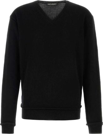 Our Legacy Homme, Pulls, Noir, Taille: XL Parallel V-neck