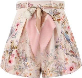 Zimmermann Femme, Shorts, Multicolore, Taille: 36 FR Rebellion Tuck Short