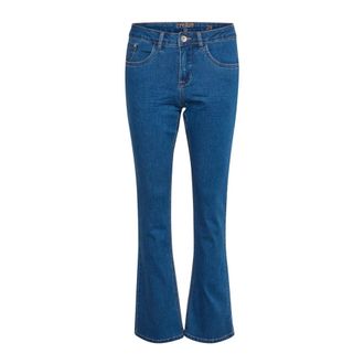 Cream Bootcut Denim Jeans mit Taschen - - Jeans - Damen - Blau - W34 L30