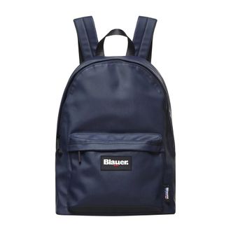Blauer Blauer Beschichteter Rucksack mit Verstellbaren Tr&auml;gern - - Bags - Herren - Blau - ONE SIZE