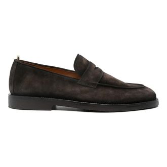 Officine Creative Homme, Chaussures, Brun, Taille: 41 EU Mocassins en daim avec style Flexi/101