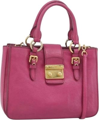 Miu Miu Sac &agrave; main Pre-owned - Femme - Pre-owned - Rose - Taille: ONE Size