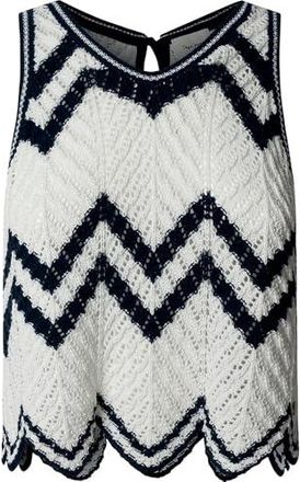 Pepe Jeans London Ollie Top Tricot, Blanc (Mousse Blanche), M Femme