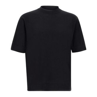 FILIPPO DE LAURENTIIS Homme, Tops, Noir, Taille: L T-shirt en cr&ecirc;pe de coton