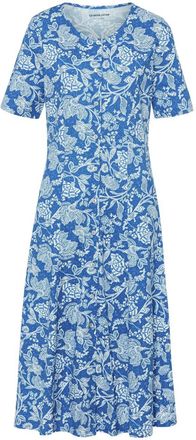 Peter Hahn Jersey-Kleid Olga Green Cotton blau