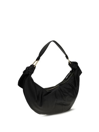 Coccinelle Womens Shoulder Bag Furoshiki Black Leather Calf