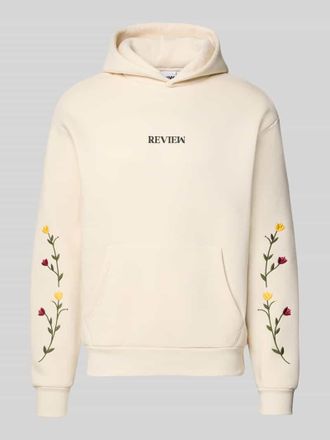 Review Regular Fit Hoodie mit Logo-Stitching
