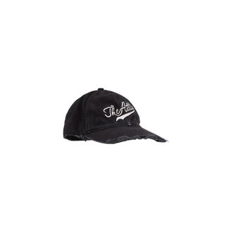 The Attico Femme, Accessoires, Noir, Taille: S/M Logo Canvas Baseball Cap