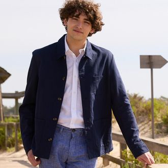 Bexley Faustinien - Blousons et Vestes Textile homme bleu marine